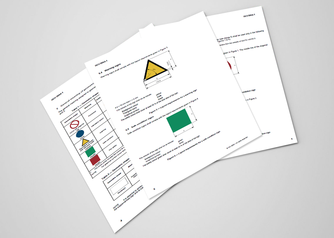 What are safety colours and shapes | Jalite Group