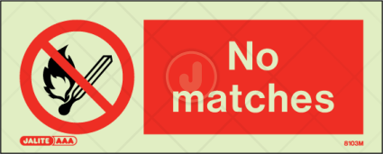 No Matches - Prohibition Sign | Jalite Group